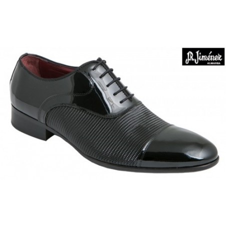 JR ALMANSA 161 Patent leather men shoes with laces